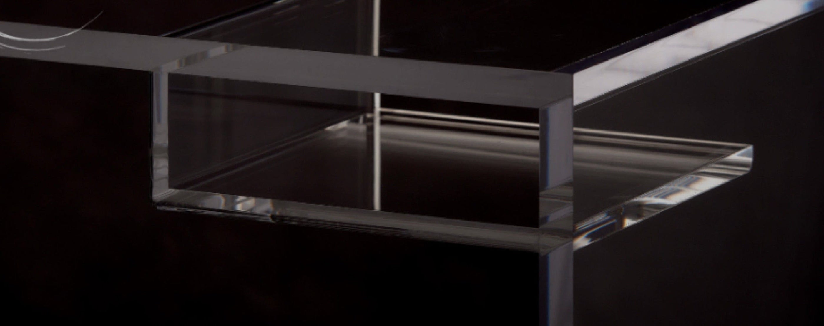 Cyprus Acrylic Lucite Counter Height Bar Stool