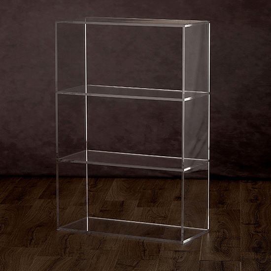 Acrylic Lucite Bookcase - Abbey