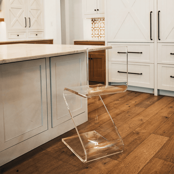 Brooks Acrylic Lucite Counter Height Bar Stool