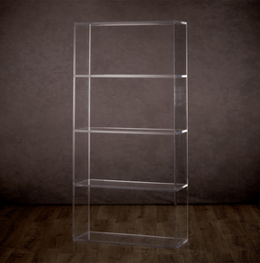 Acrylic Lucite Bookcase - Grayson Tall Bookcase