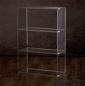 Clear Acrylic Lucite Bookcase - Abbey