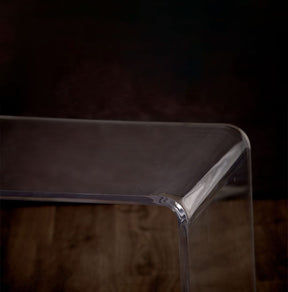 Clear Acrylic Waterfall Table - Acrylic Coffee Table - Adelaide